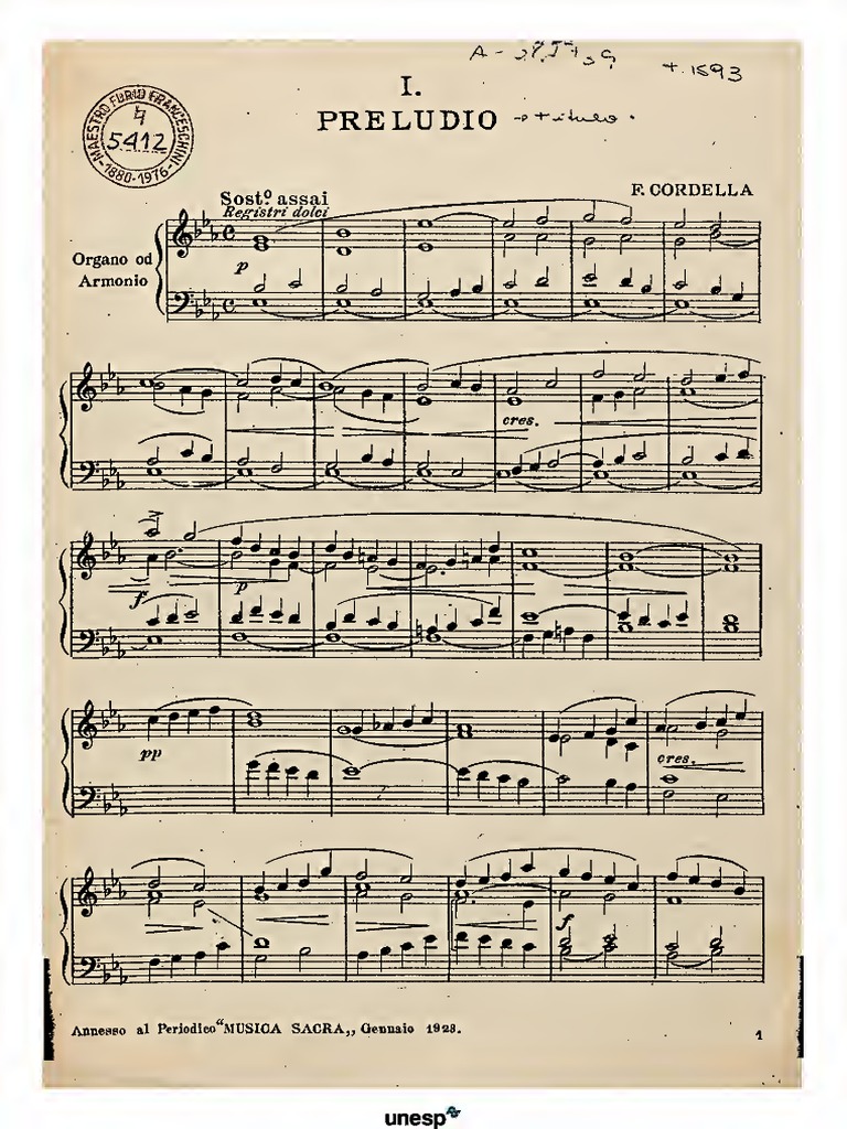 Preludio Partitura Completa | PDF