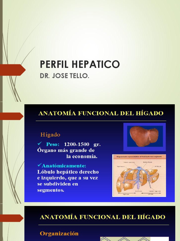 Perfil Hepatico (1) PDF1 | PDF | Hepatitis | Transaminasa