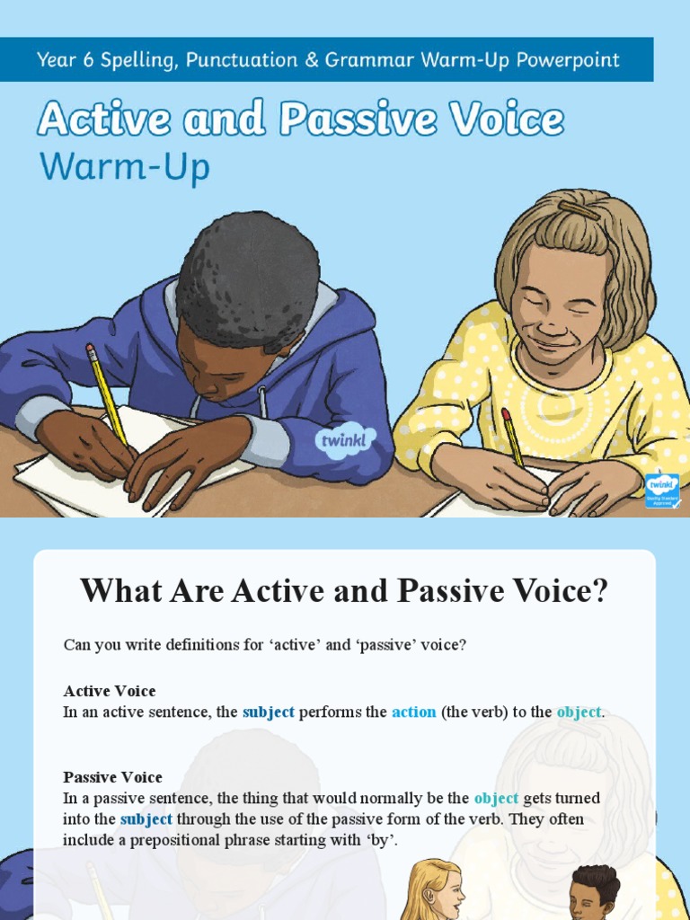 Active vs Passive Voice Guide | PDF | Verb | Subject (Grammar)