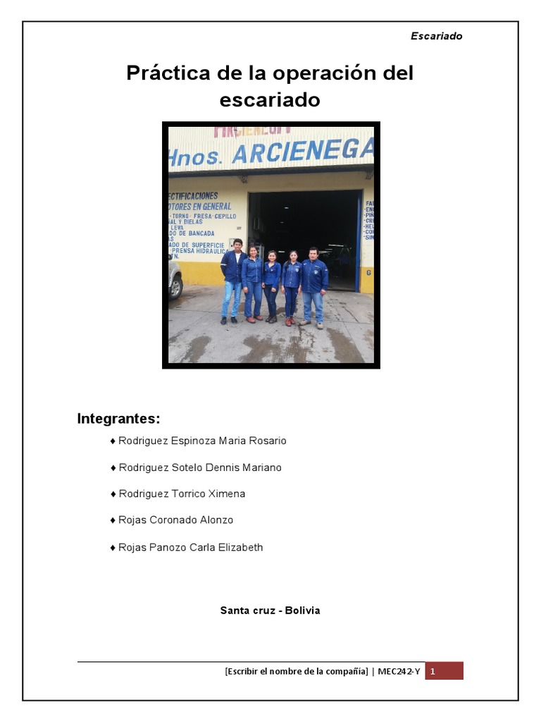 Proceso y Herramientas del Escariado | PDF | Perforar | Equipo