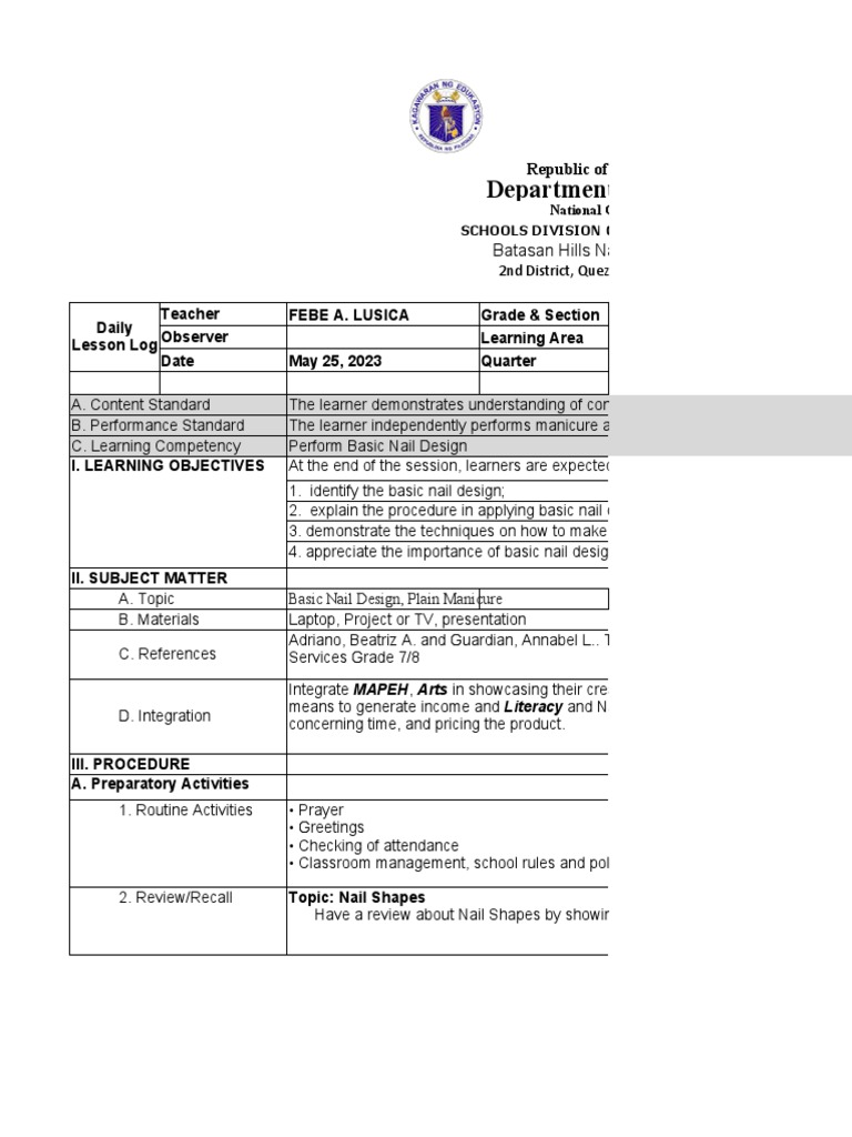 Co2 Lesson Plan | PDF | Learning | Teachers