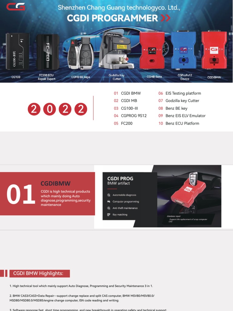 CG Tech Catalog | PDF