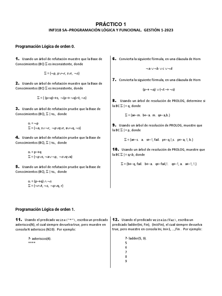 Prac1 PL 1 2023 | PDF | Teoría de los números