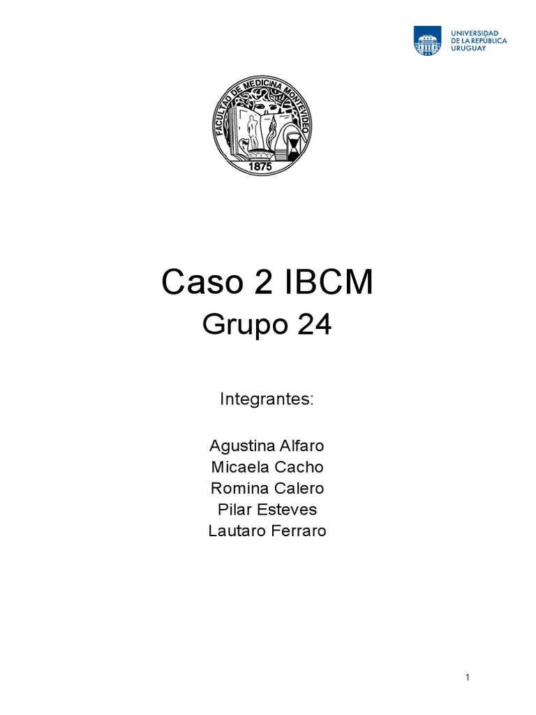 Caso 2 IBCM | PDF | Solución tampón | Ph