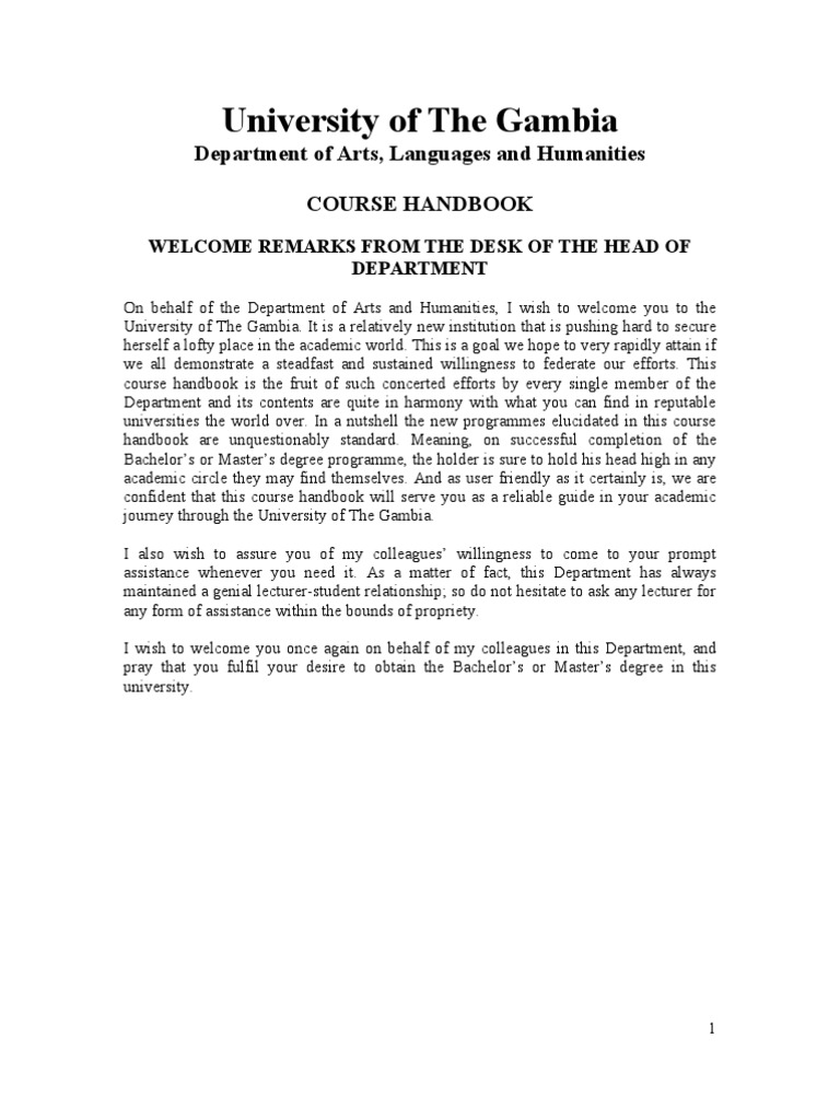 Revised Handbook For English Language | PDF | English Studies | English ...