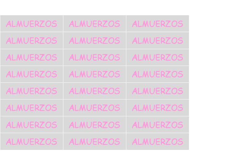 Formato Tickets Almuerzo | PDF