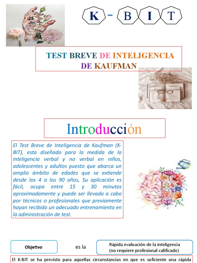 7a Test K Bit | PDF | Inteligencia | Cognición