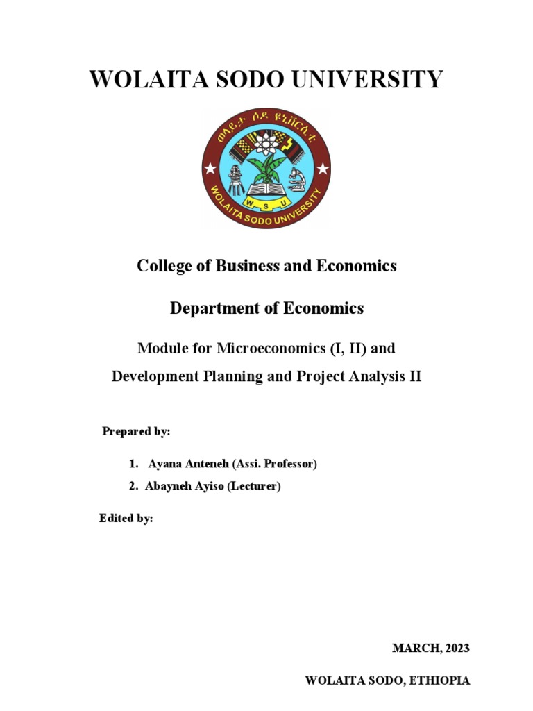 Basic Microeconomics Module | PDF | Utility | Long Run And Short Run