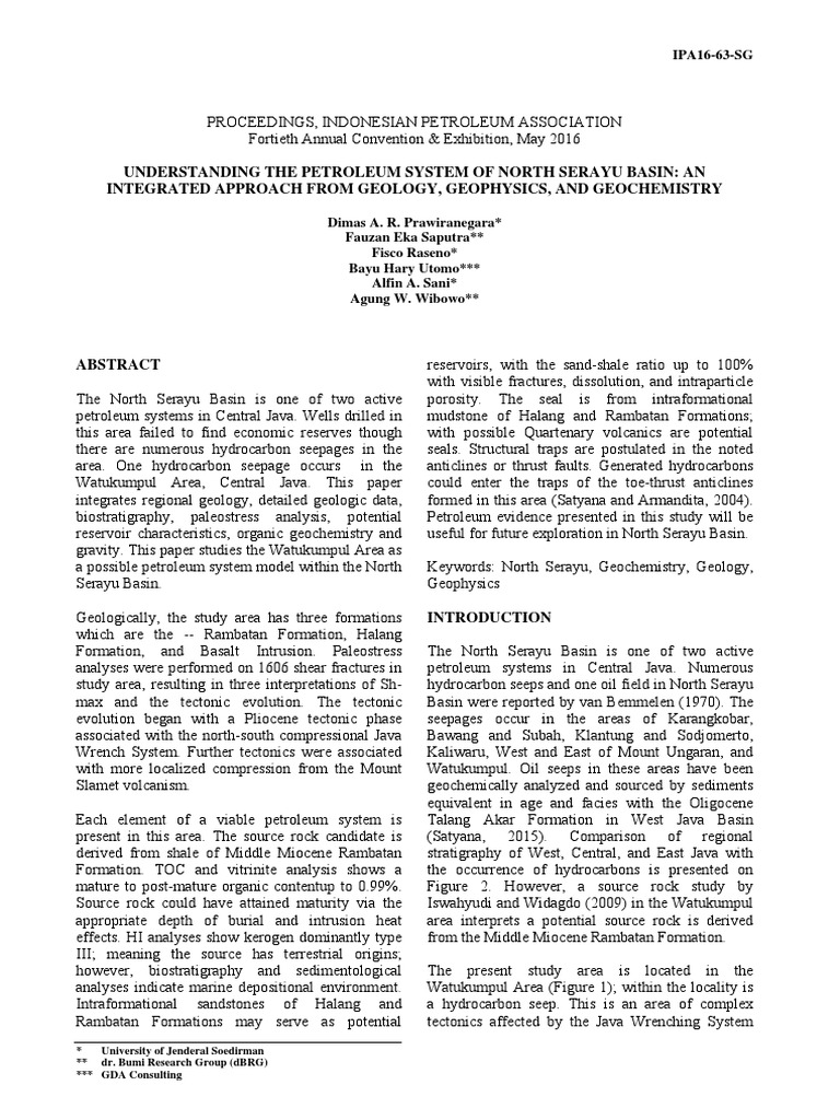 Ipa16 63 SG | PDF | Petroleum Reservoir | Sandstone