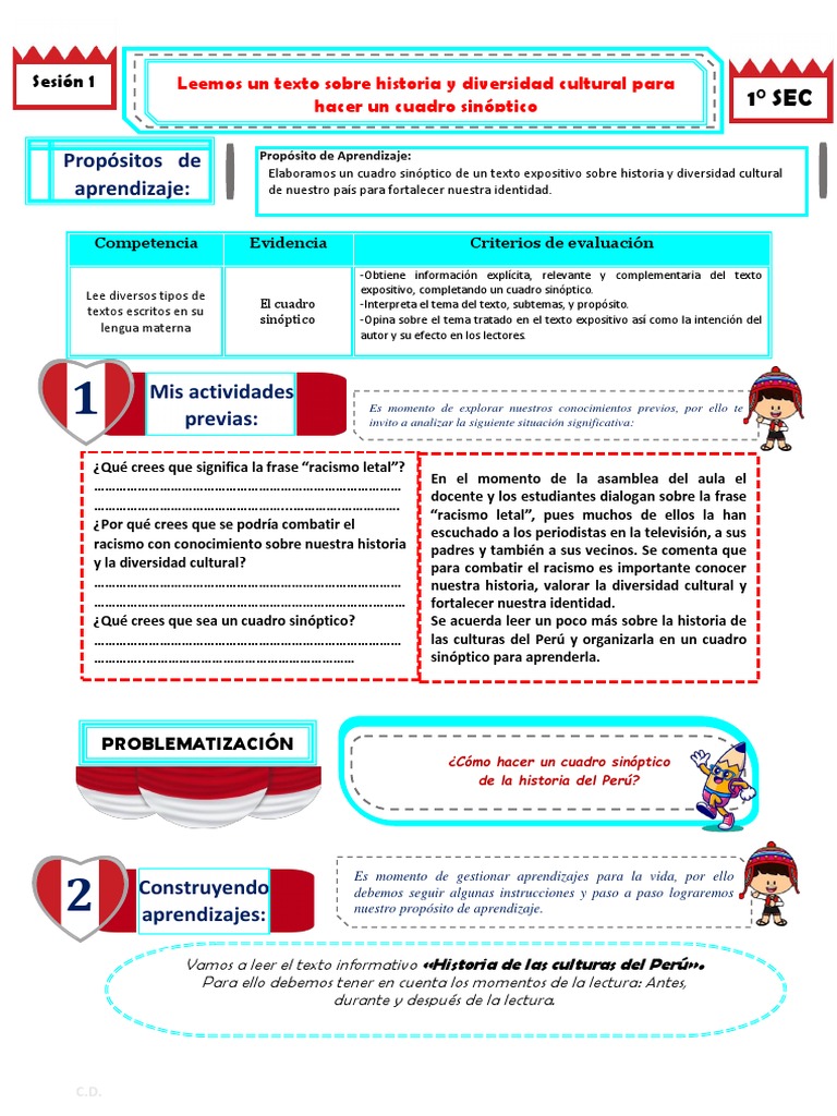 (11-07) Eda 4-1° Ficha de Aplicación-Sesión1-Sem.1-Exp.4-Comunicación | PDF | Ciencia cognitiva ...