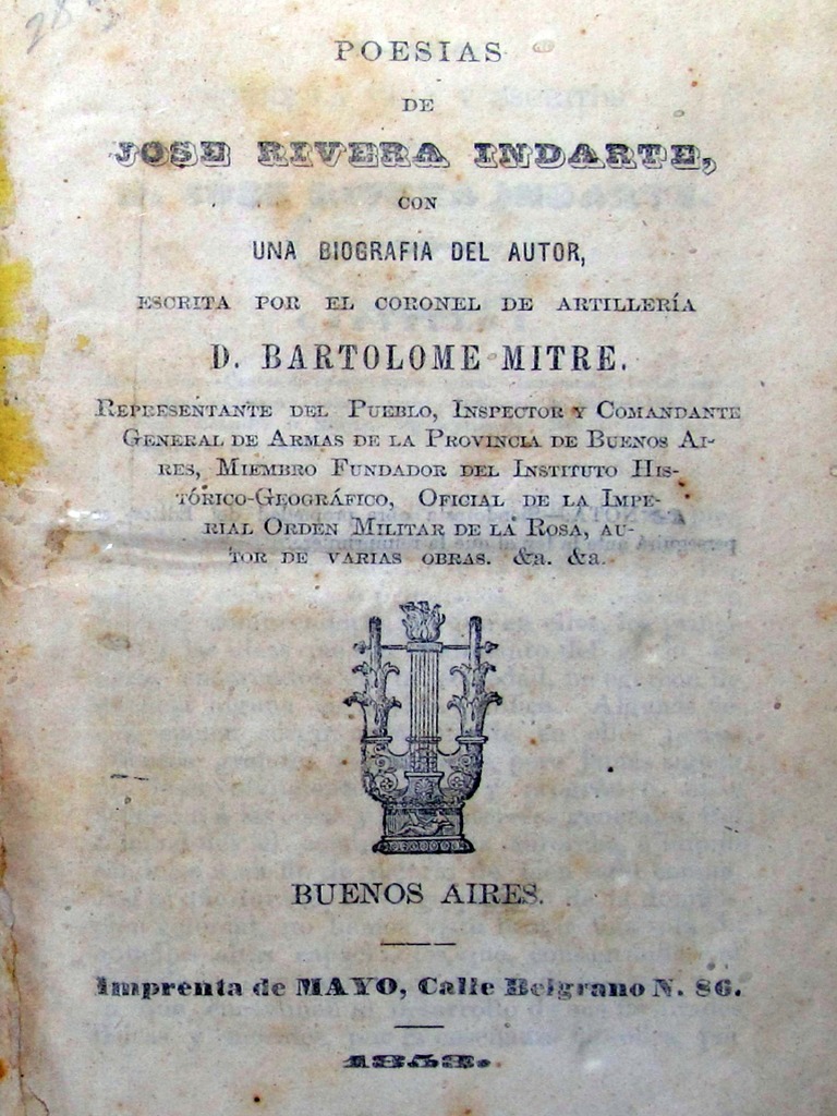 POEMAS DE RIVERA INDARTE - Mitre | PDF