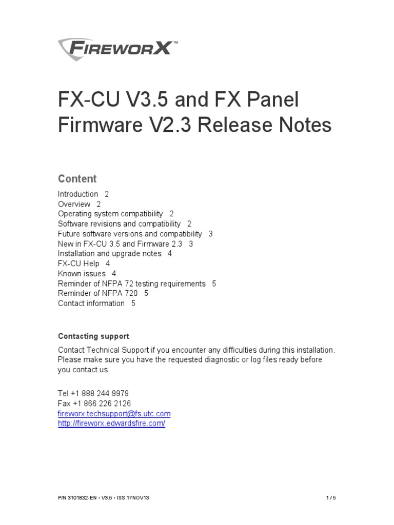 3101832-EN V3.5 FX-CU V3.5 and FX Panel Firmware V2.3 Release Notes ...