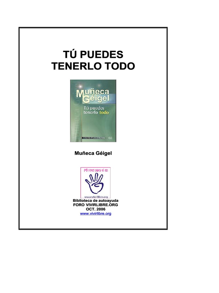 Tu Lo Tienes Todo | Descargar gratis PDF | Amor | Dios
