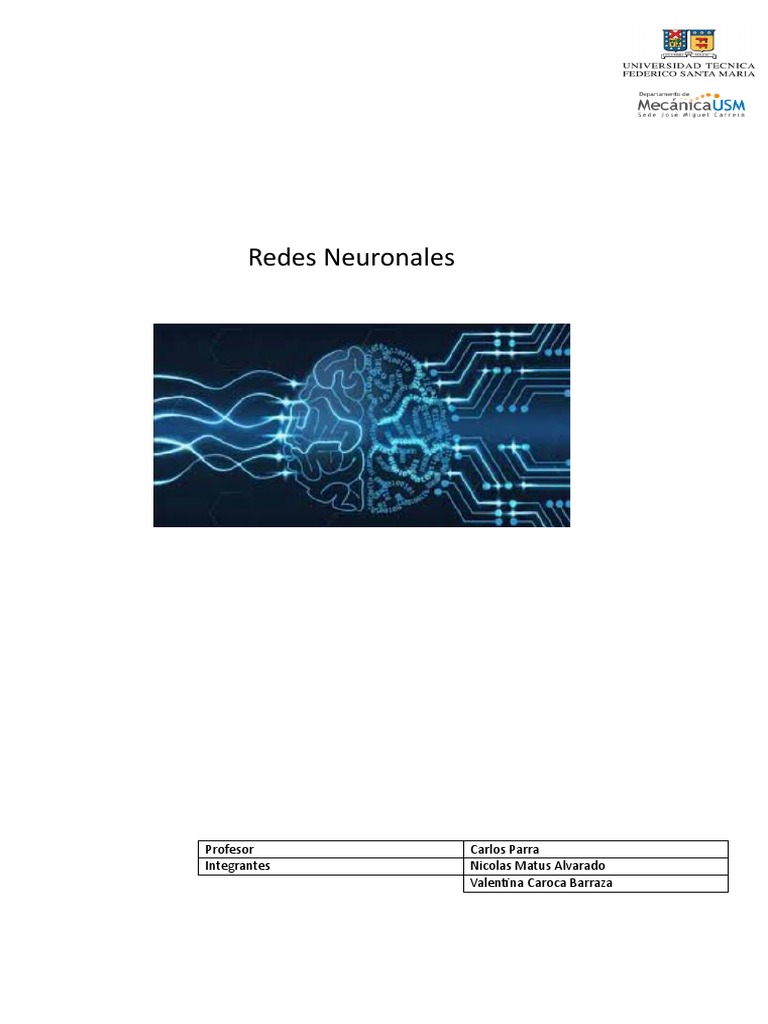 Redes Neuronales | PDF | Red neuronal artificial | Aprendizaje profundo
