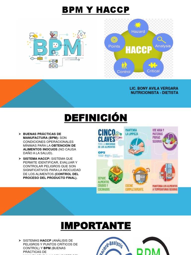 Normas de Seguridad BPM y Haccp | PDF | Análisis de Riesgo y Puntos ...