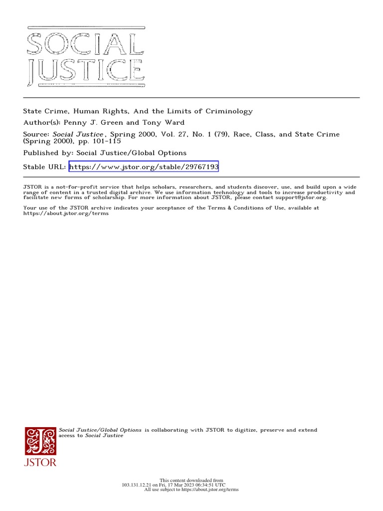 Human Rights | PDF | Deviance (Sociology) | Criminology