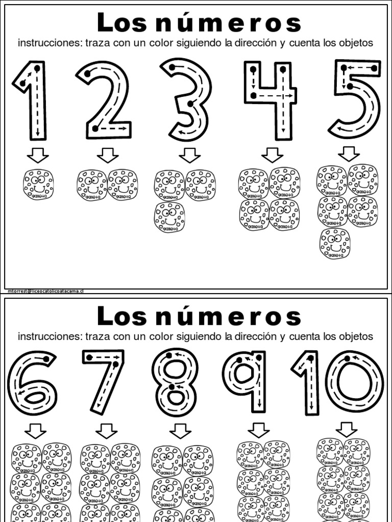 Actividades de Números para Niños | PDF