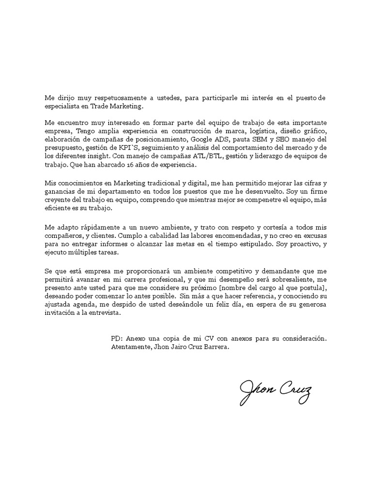 Trade Carta | PDF
