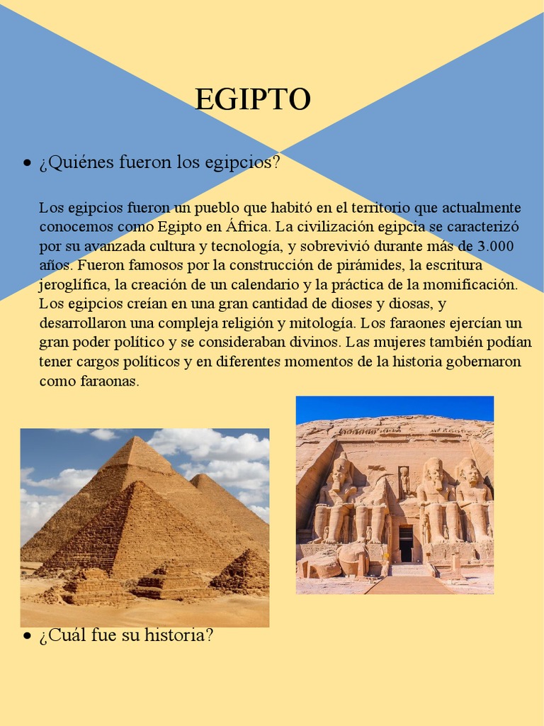 Historia y cultura de la civilización egipcia | PDF | Antiguo Egipto ...