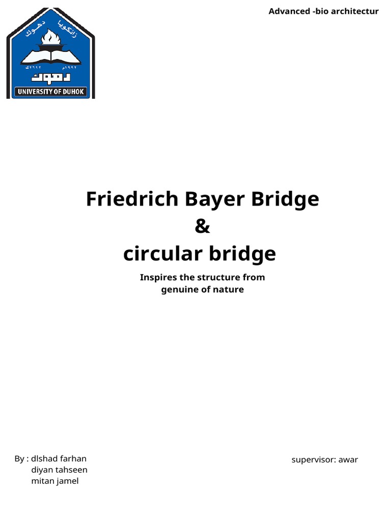 Friedrich Bayer & Circular Bridge Analysis | PDF | Bridge | Copenhagen