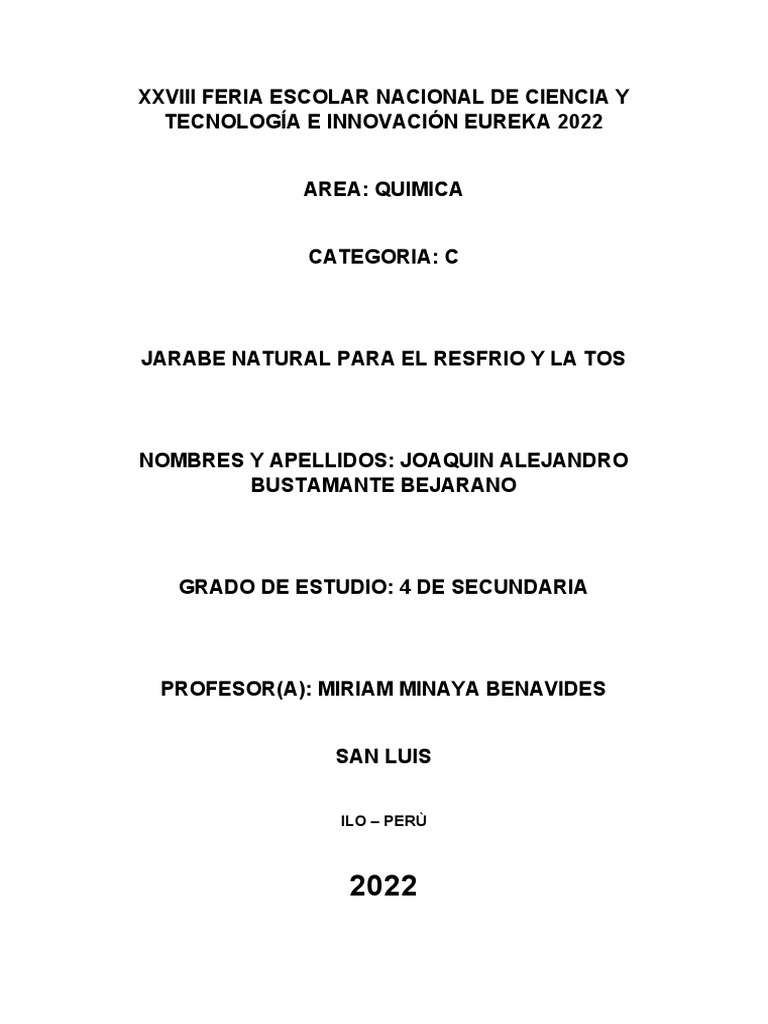 Xxviii Feria Escolar Nacional de Ciencia y Tecnología e Innovación ...