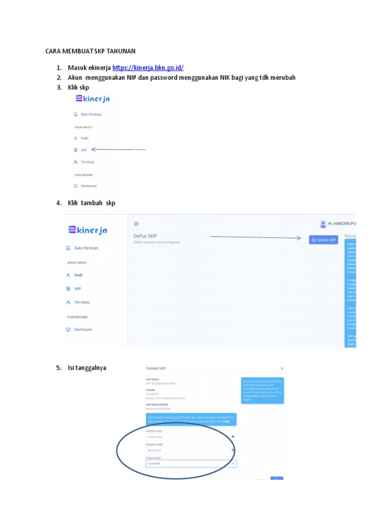 Cara Membuat Skp Tahunan Di Ekinerja Pdf
