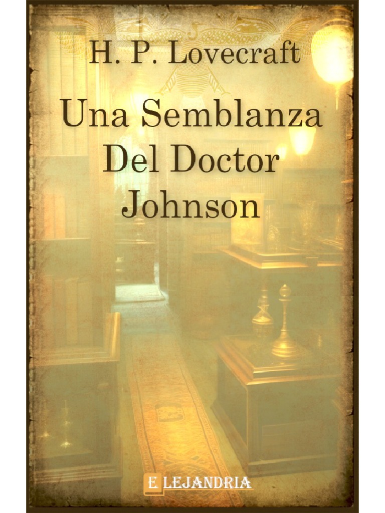 Una Semblanza Del Doctor Johnson-H. P. Lovecraft | PDF | Samuel Johnson