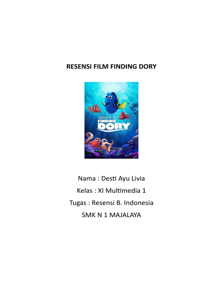 Resensi Film Finding Dory | PDF