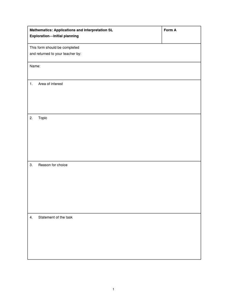 AISL IA - Initial Planning-Form A | PDF | Teaching Methods & Materials