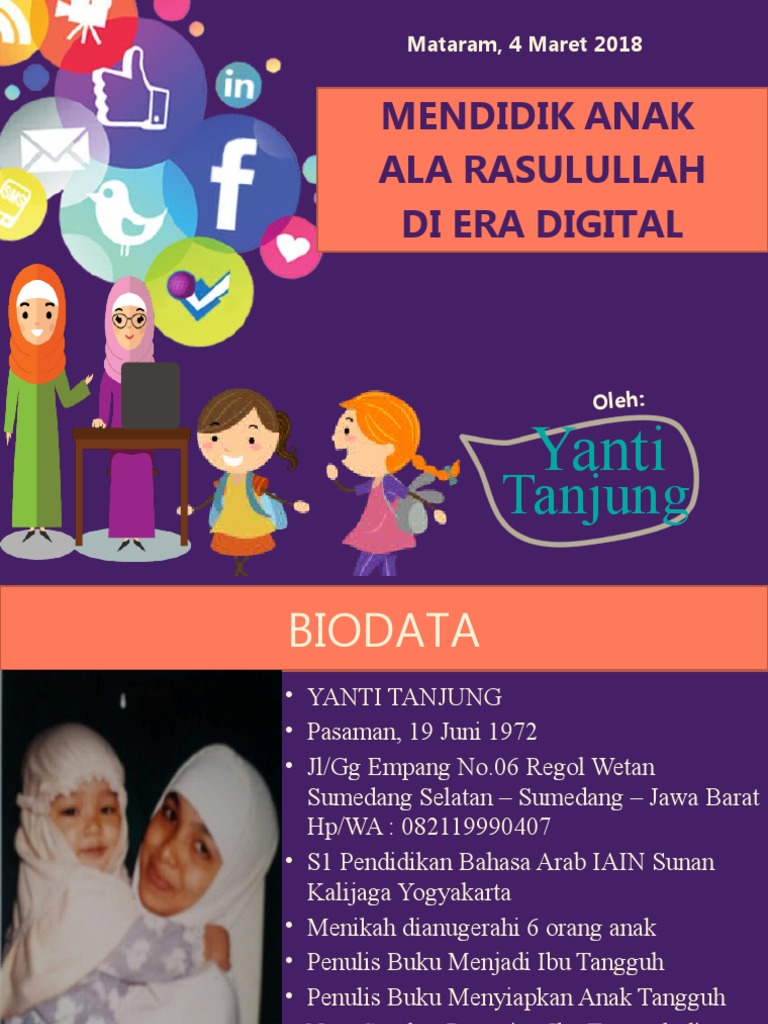 Mendidik Anak Ala Rasulullah Di Era Digital | PDF | Karier & Perkembangan | Pengembangan Diri