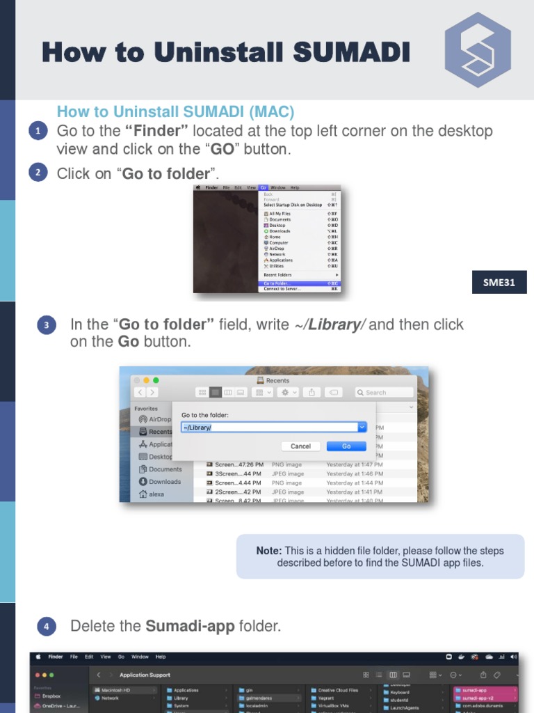 How To Uninstall SUMADI - EN | PDF