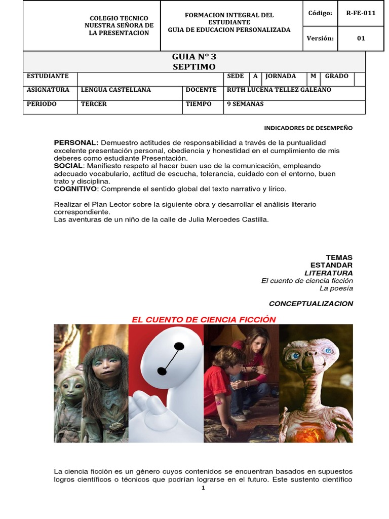 GUIA 3 Septimo 2023 | PDF