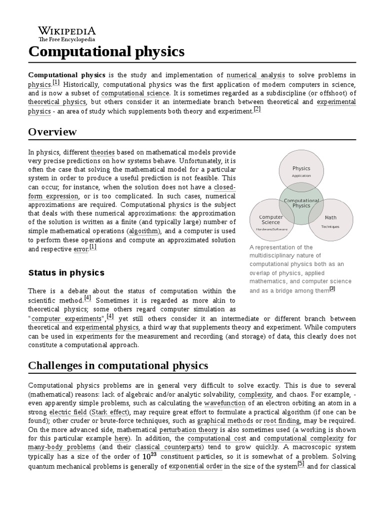 Computational Physics | PDF | Physics | Computational Science