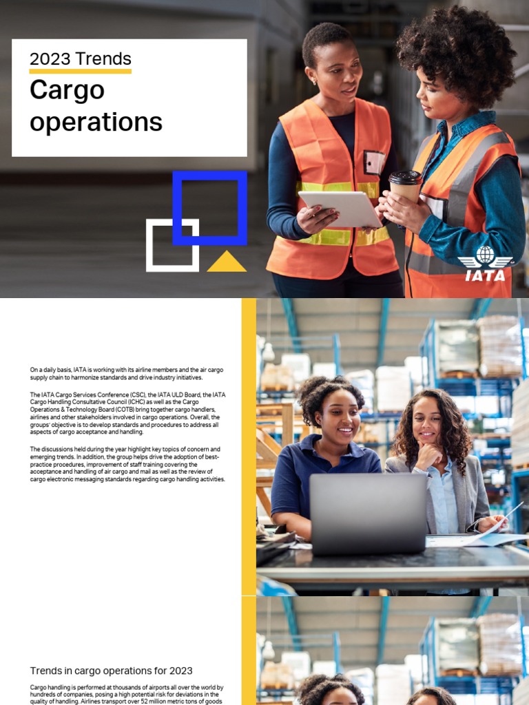 IATA Cargo Ops 2023 Trends | PDF | Cargo | Packaging And Labeling