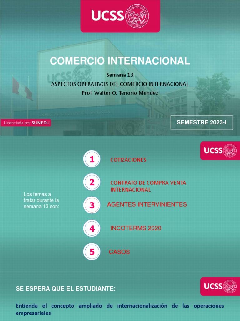 Aspectos Operativos en Comercio Internacional | PDF | El comercio ...
