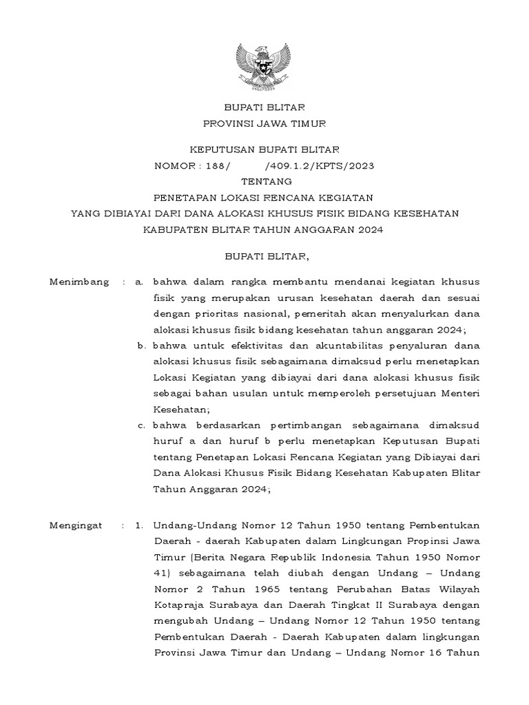 DRAFT SK Lokus DAK 2024 | PDF