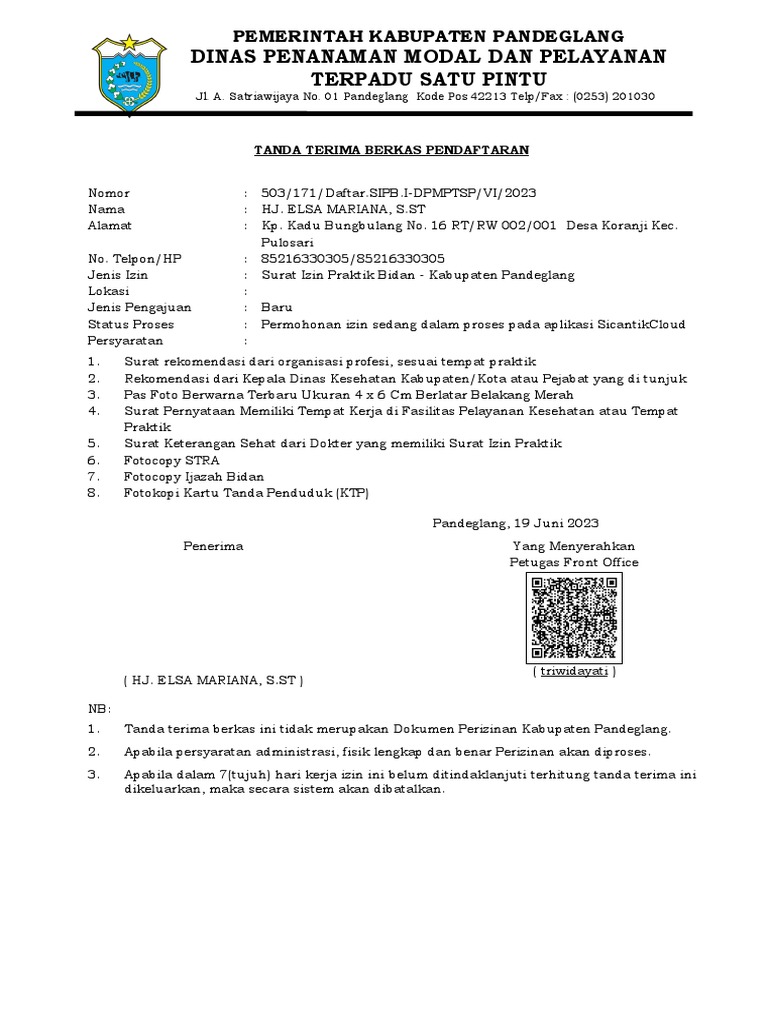 Hj. Elsa Mariana, S.ST | PDF