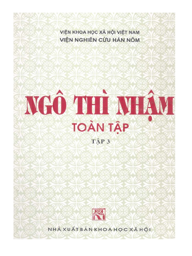 Ngo Thi Nham Toan Tap - T.3 - Ngo Thi Nham-2005 | PDF | Social Science ...