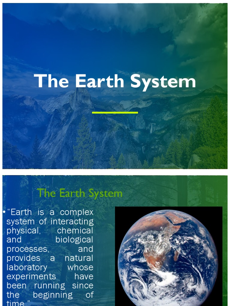 Lesson 2. Earth System | PDF | Earth Sciences | Atmosphere