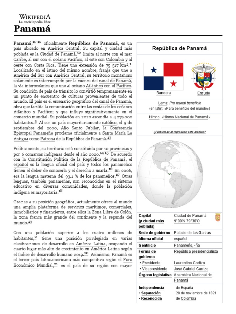 Panamá | PDF | Panamá