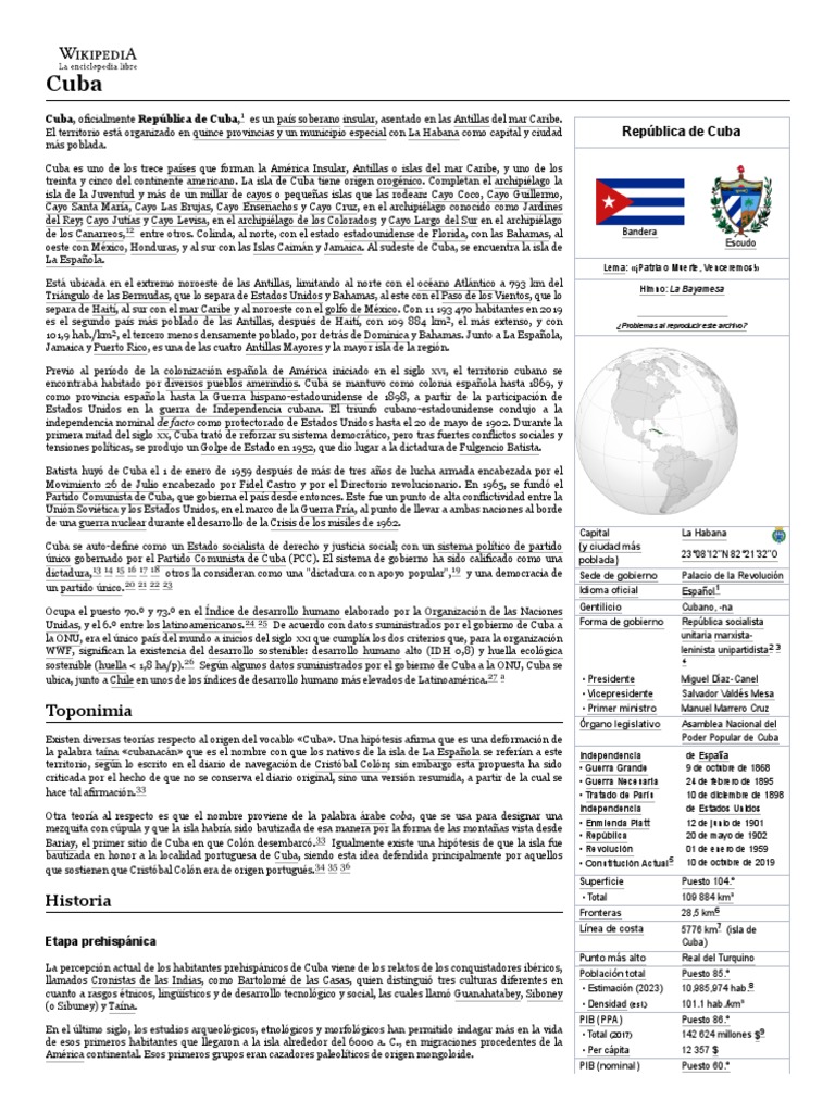 Cuba | PDF | Cuba | la Habana