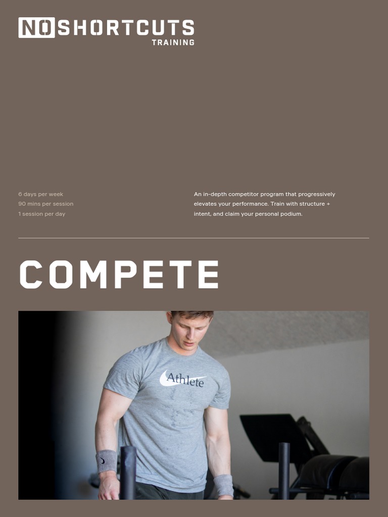 NoShortcuts Training Manuals Compete Screen | PDF | Stress (Biology ...