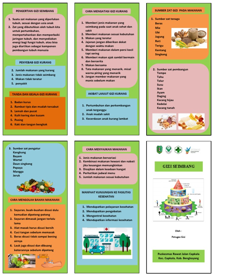 Leaflet Gizi Seimbang Pdf