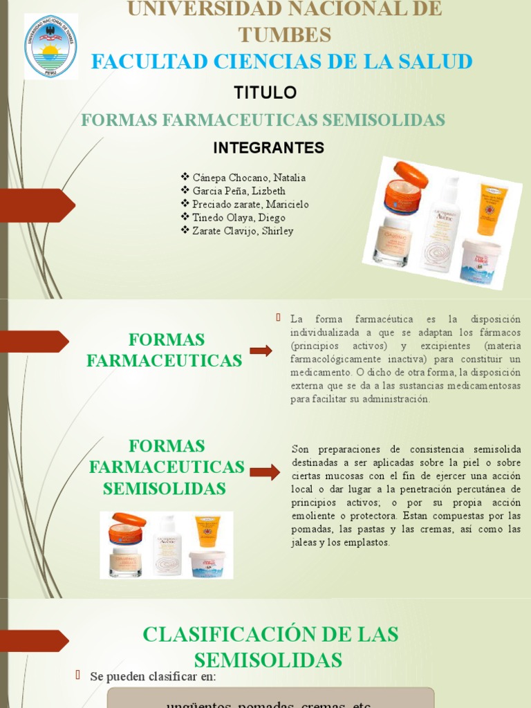 SEMISOLIDOS | PDF | Medicamentos con receta | Medicina