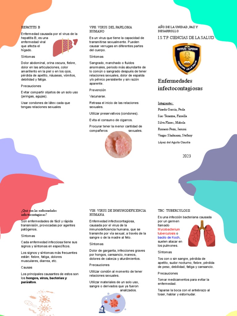 Triptico | PDF | Tuberculosis | Virus