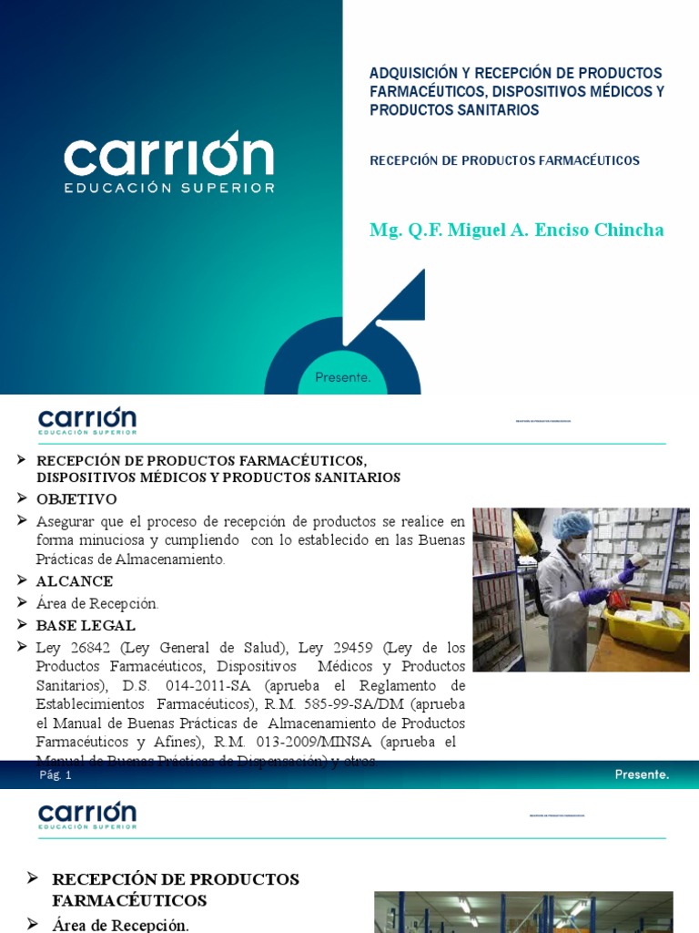 6 Adquisicion y Recepcion de Productos Farmaceuticosdispositivos Medicos y Productos Sanitarios ...