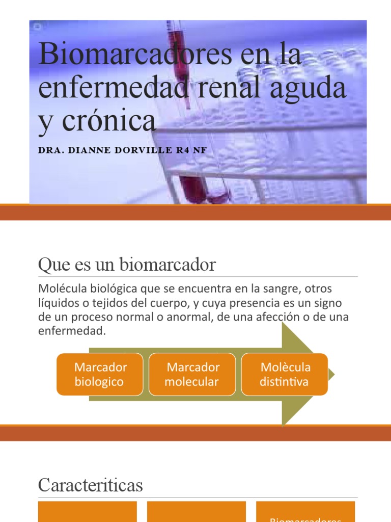 Biomarcadores en La Enfermedad Renal Aguda y Crónica | PDF | Enfermedades y trastornos ...