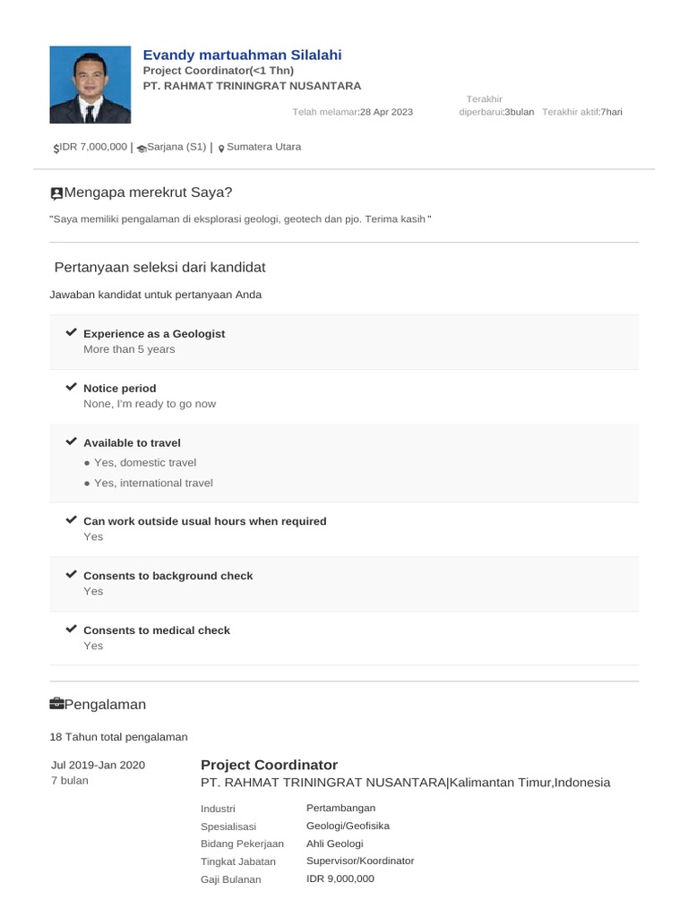 Evandy Martuahman Silalahi | PDF