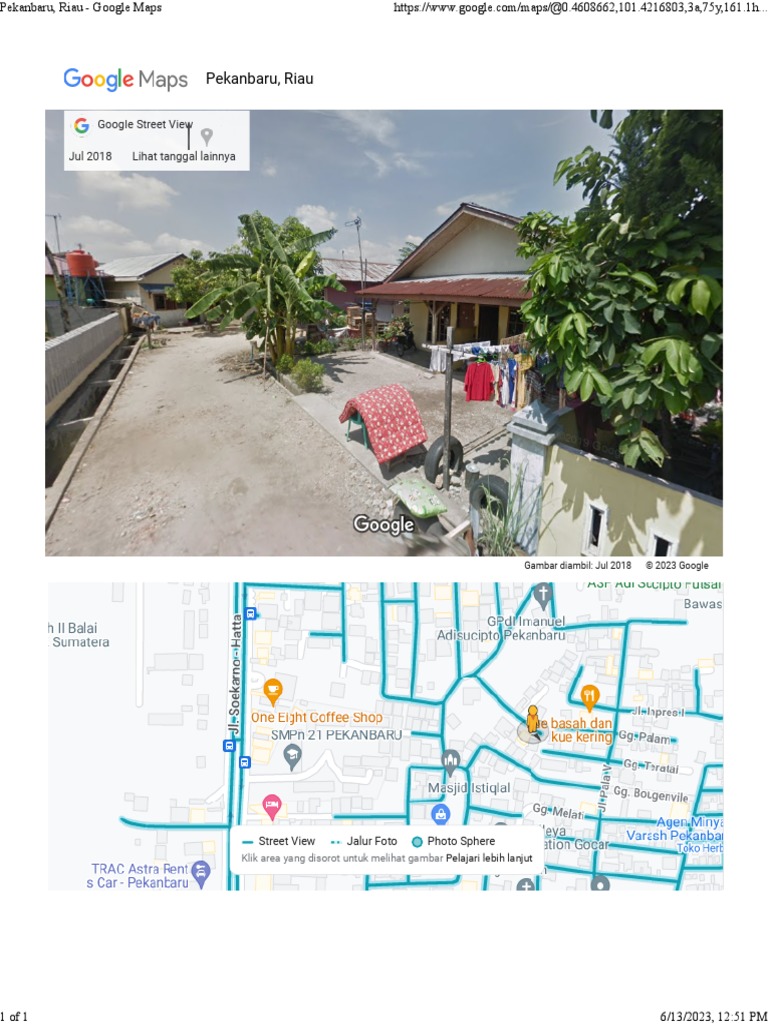 Pekanbaru, Riau - Google Maps | PDF