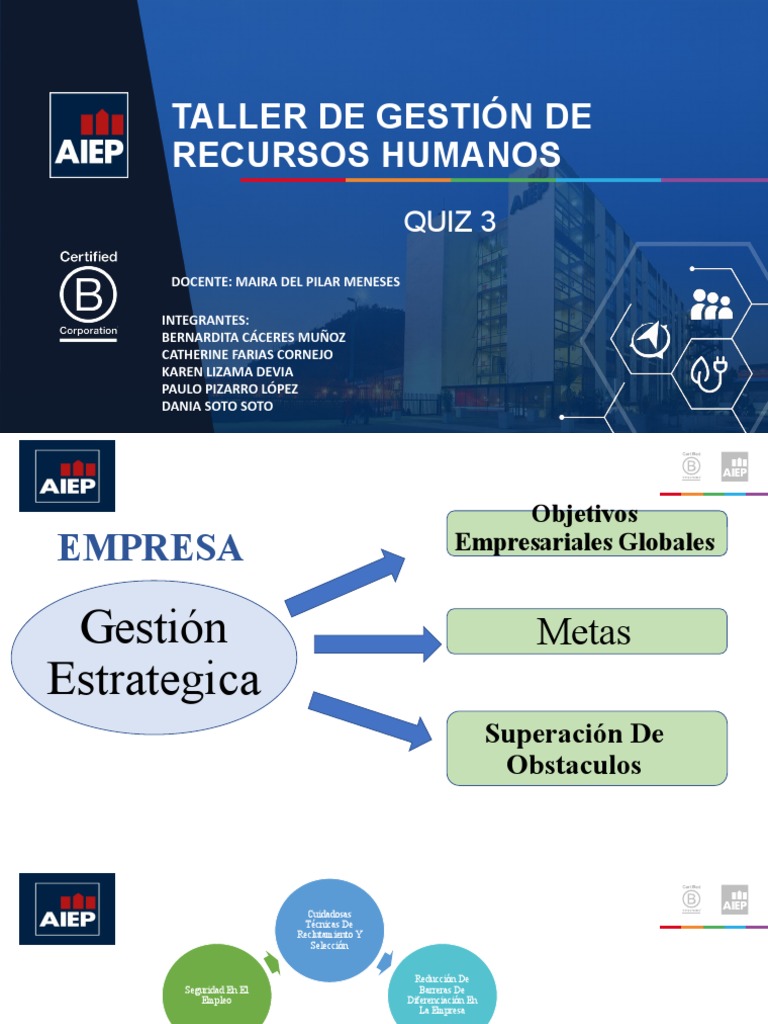 Ppte Presentacion | PDF | Gestión de recursos humanos | Business